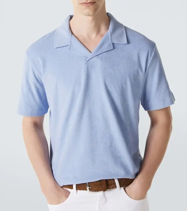 Sunspel Cotton Terry Polo Shirt