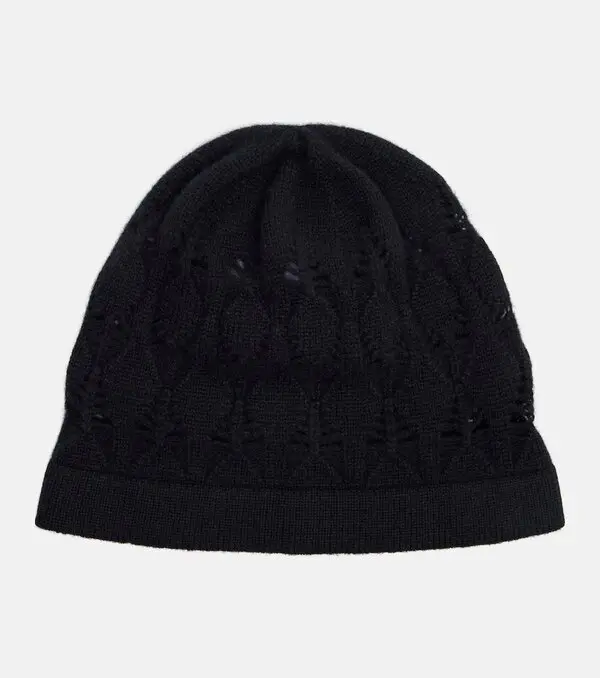 Nour Hammour Pippa Cashmere Beanie - Black