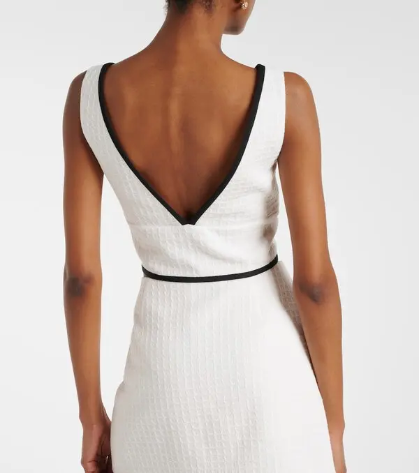 Valentino Garavani Cotton Tweed Cropped Top