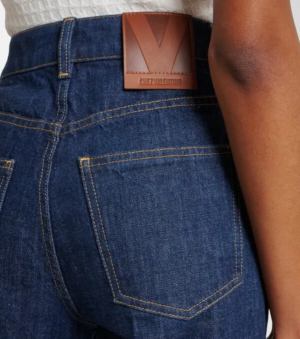 Valentino Garavani High-rise Flared Jeans - Blue