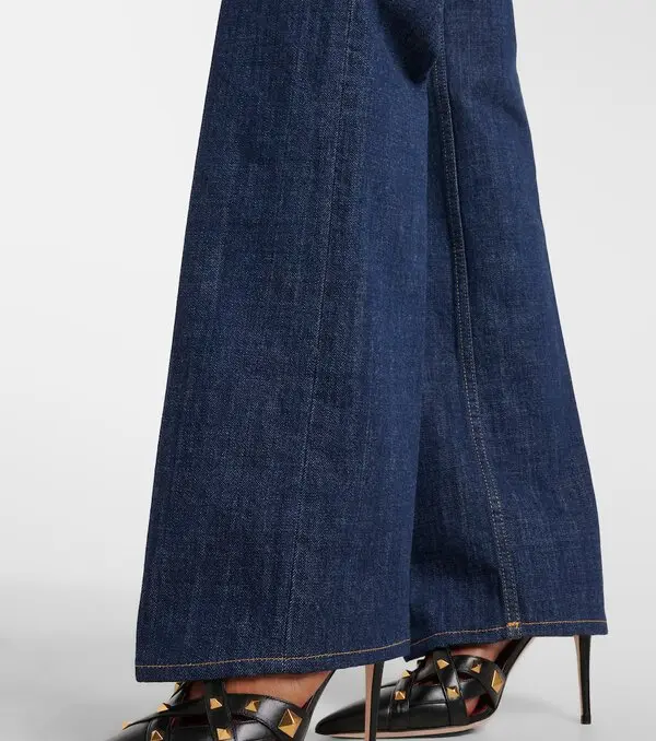 Valentino Garavani High-rise Flared Jeans - Blue