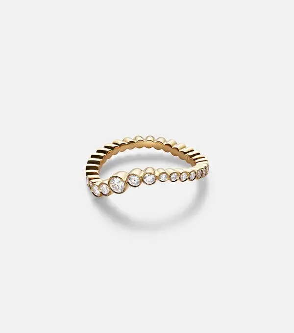 Sophie Bille Brahe Sky Classic 18kt Ring With Diamonds - Gold
