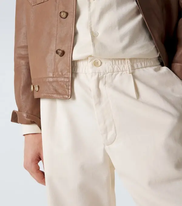 Brunello Cucinelli Cotton Shorts - White