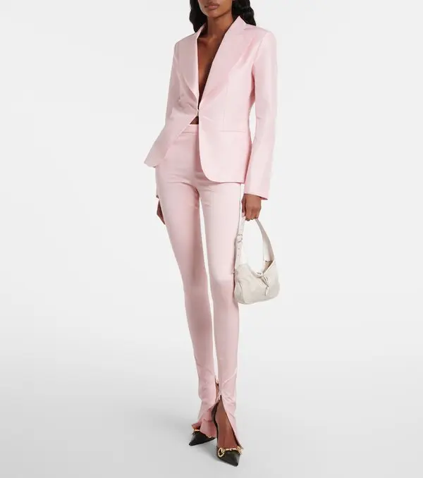 Gucci Silk Faille Blazer - Pink