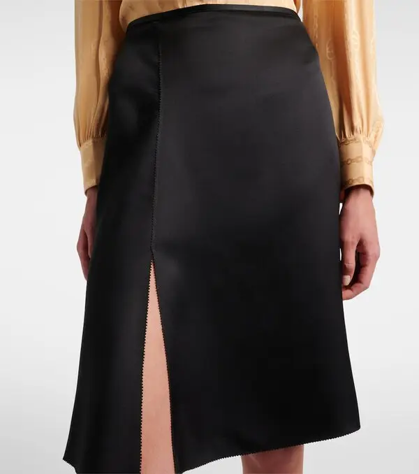 Gucci Silk Duchessa Wrap Skirt