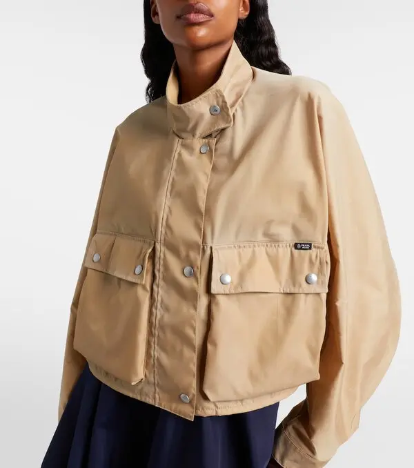 Prada Re-nylon Cropped Jacket