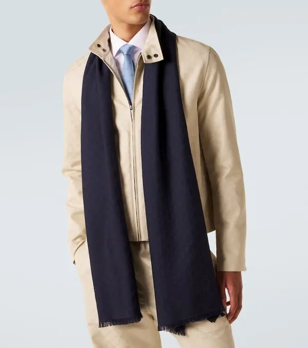 Gucci Wool And Silk Scarf