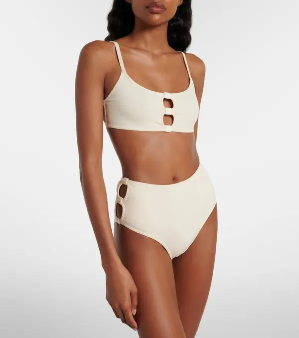 ERES Bloom Bikini Top - Beige