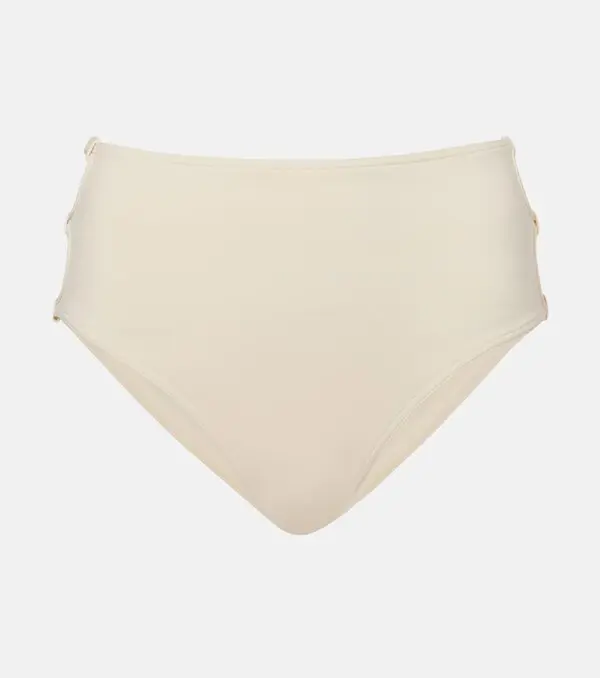 ERES Cycle Cutout Mid-rise Bikini Bottoms - Beige