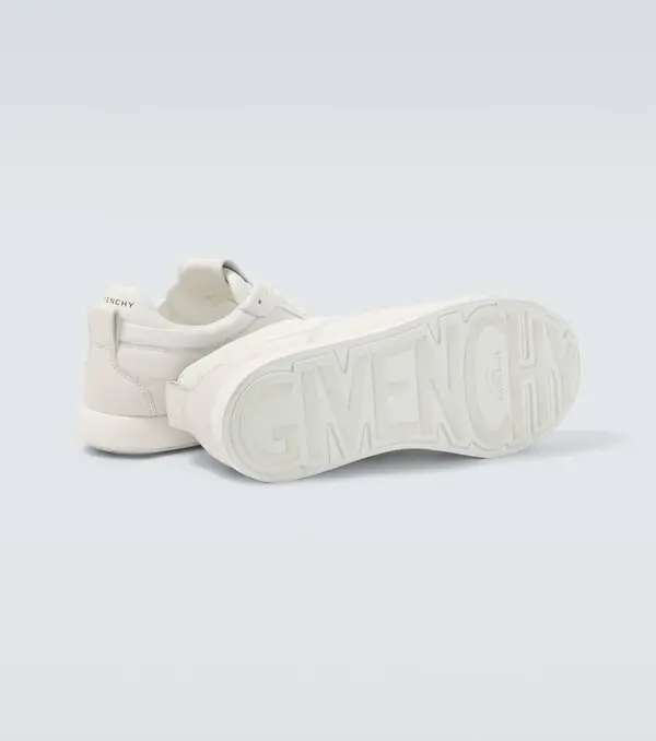 Givenchy Leather Lace-up Sneakers - White