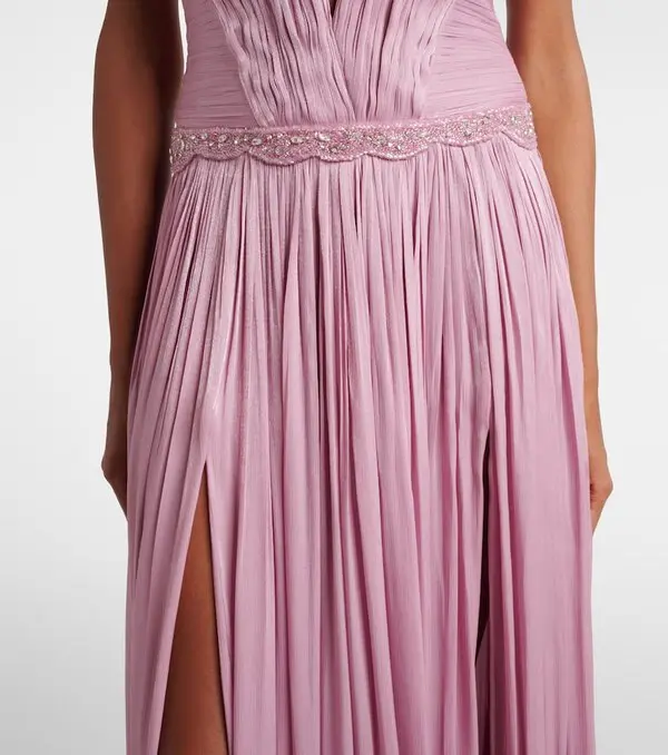 Costarellos Juliette Halterneck Georgette Gown