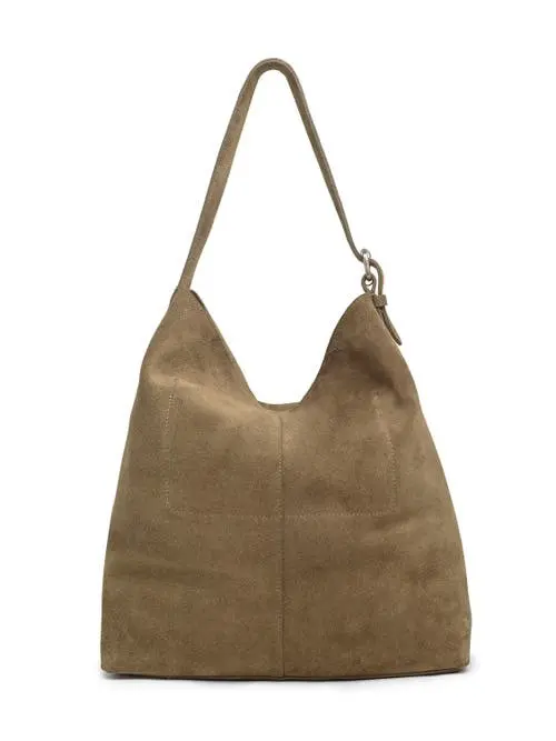 CELTIC & CO. Suede Slouchy Shoulder Bag