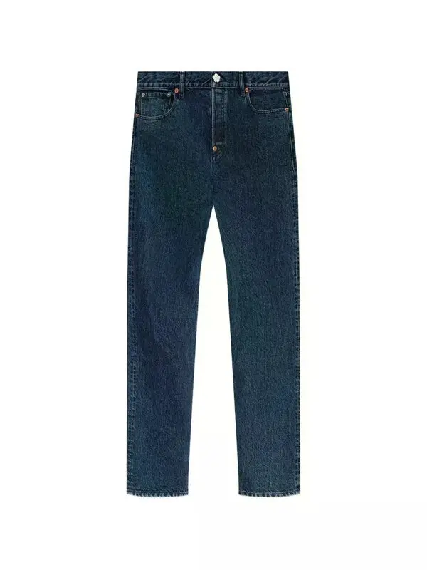 Kenzo Logo Embroidered Straight Leg Jeans
