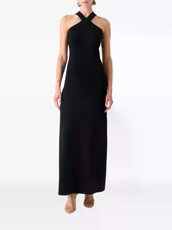 Akris Crisscross Maxi Dress