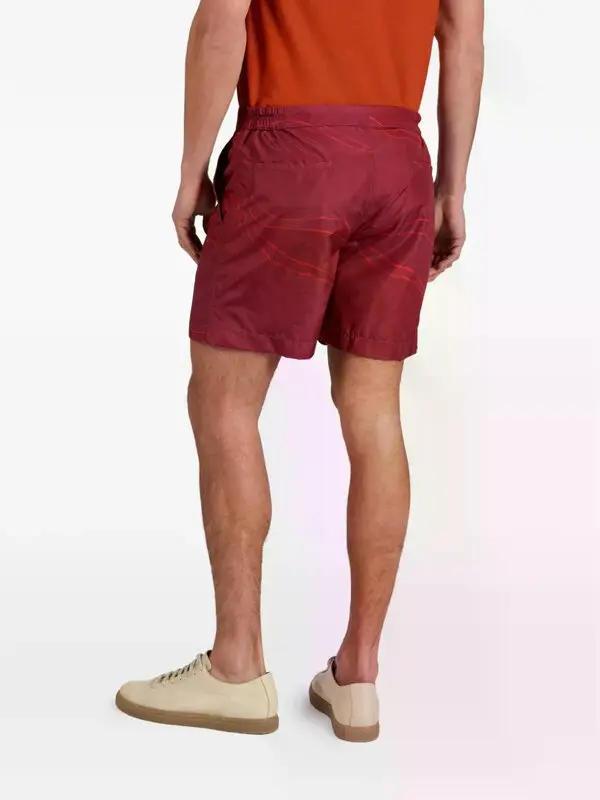 SLOWEAR Swim Shorts With Abstract Pattern