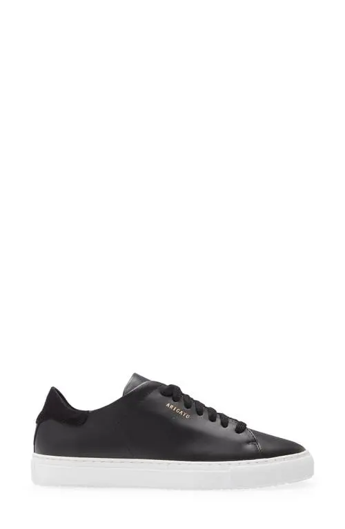 Axel Arigato Clean 90 Leather Lace-up Sneakers - Black