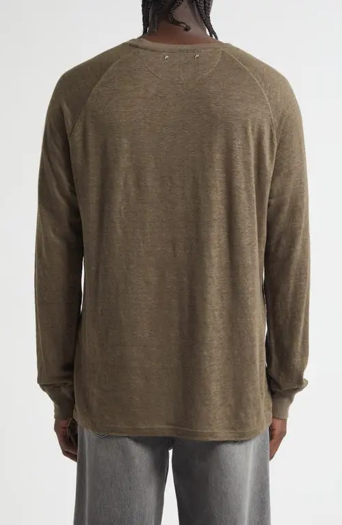 GOLDEN GOOSE Journey Serafino Linen Henley