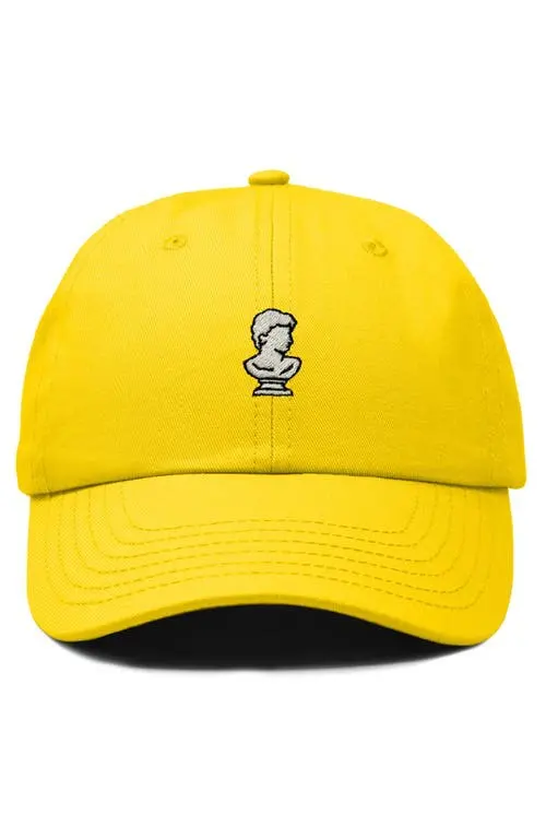 DALIX Embellished Bust Sculpture Baseball Cap - Gold