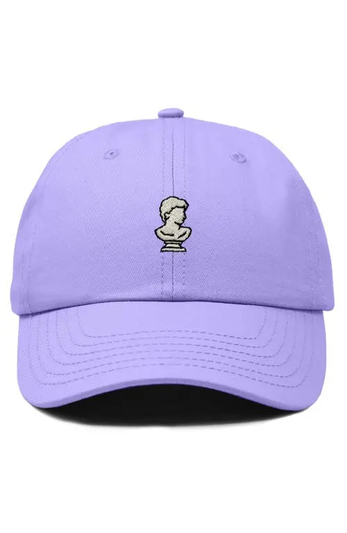 DALIX Embellished Bust Sculpture Baseball Cap - Lavender