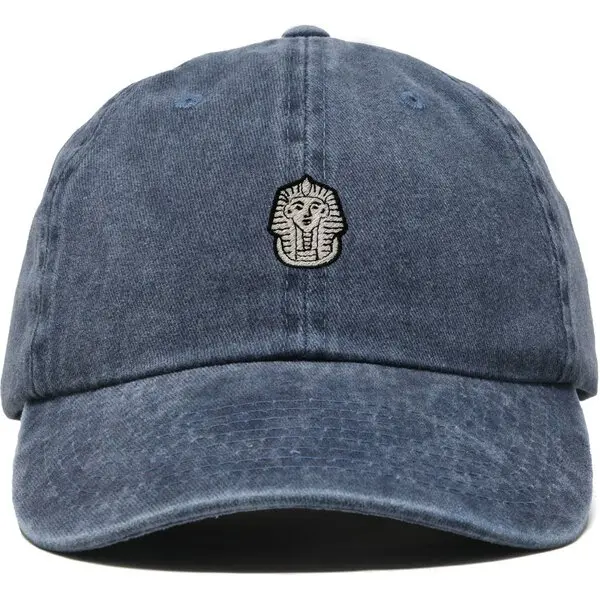 DALIX Pharaoh Dad Cap - Washed Navy Blue