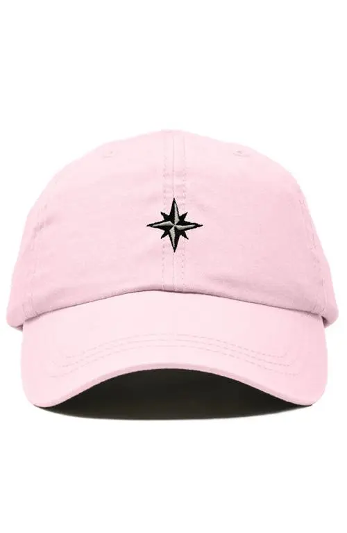 DALIX Starpoint Dad Cap - Washed Pink