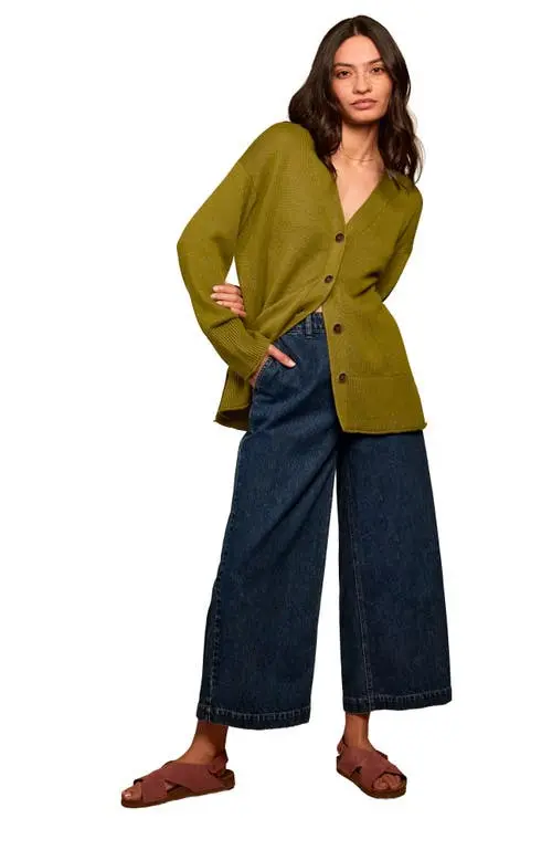 CELTIC & CO. Drop Shoulder Slouch Cardigan