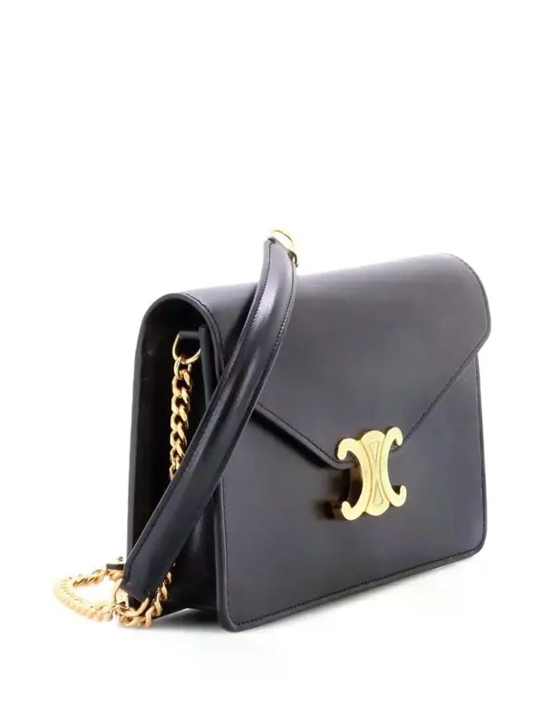 Celine Margo Triomphe Wallet On Chain Leather Bag
