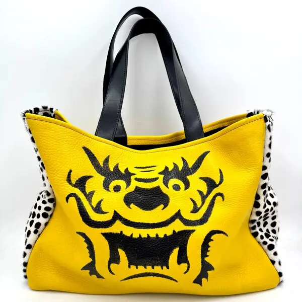 LYNN TALLERICO Mahjong Tote - Yellow