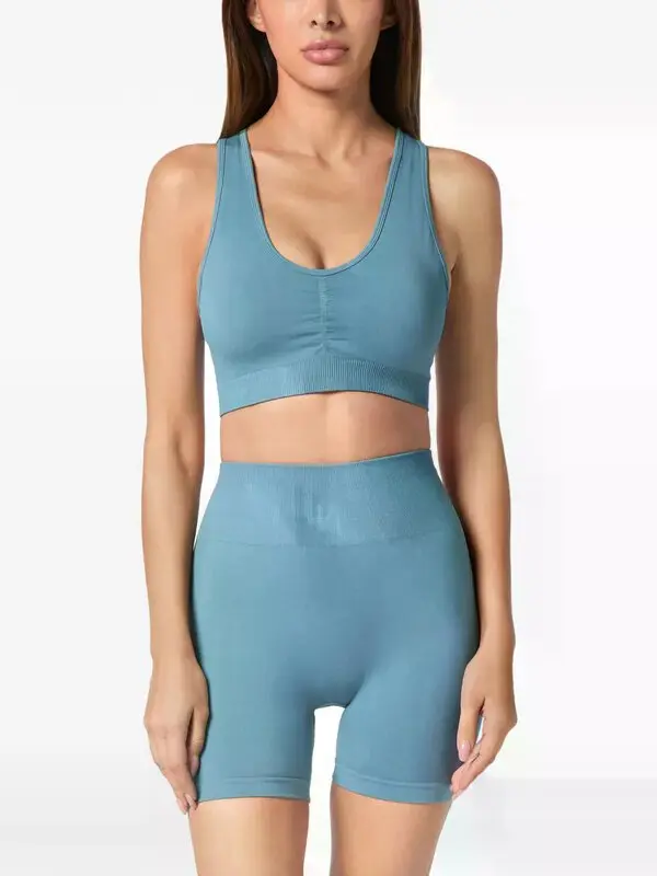 PLEIN SPORT Sleeveless Crossover Strap Top