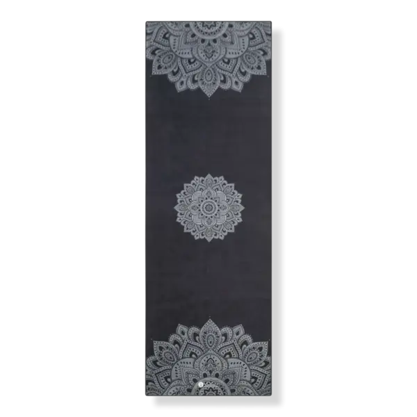 YOGA DESIGN LAB Yoga Mat Towel - Mandala Black