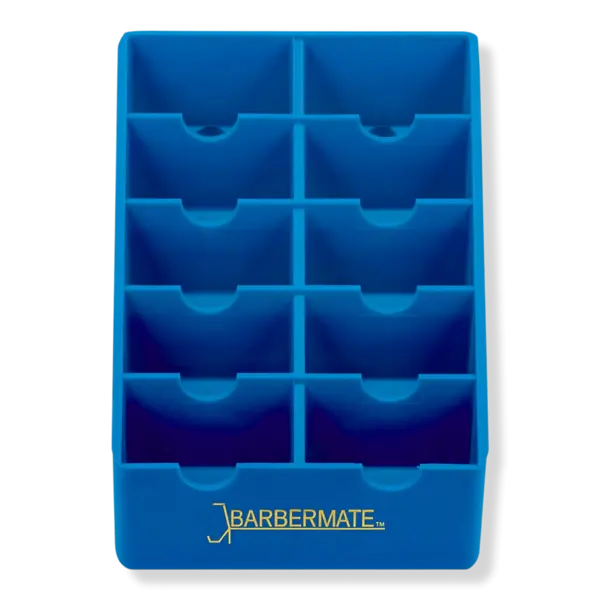 BARBERMATE Clipper Blade Organizer Rack - Blue