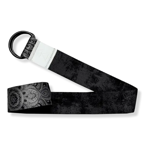 YOGA DESIGN LAB Yoga Strap - Mandala Black
