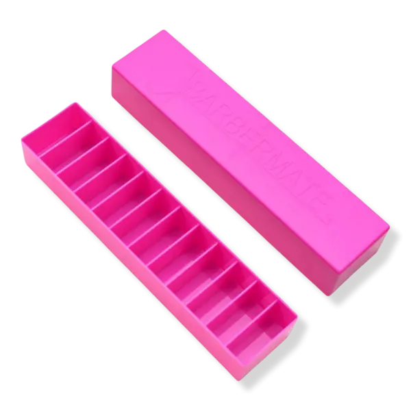 BARBERMATE Clipper Blade Caddy Blade Organizer - Pink