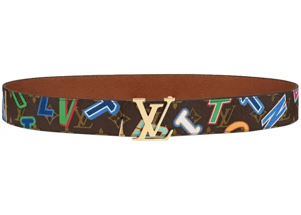 LOUIS VUITTON X Nba Initiales Reversible Belt 40 Mm Monogram - Brown