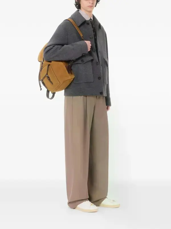 Valentino Garavani Antibes Suede Backpack