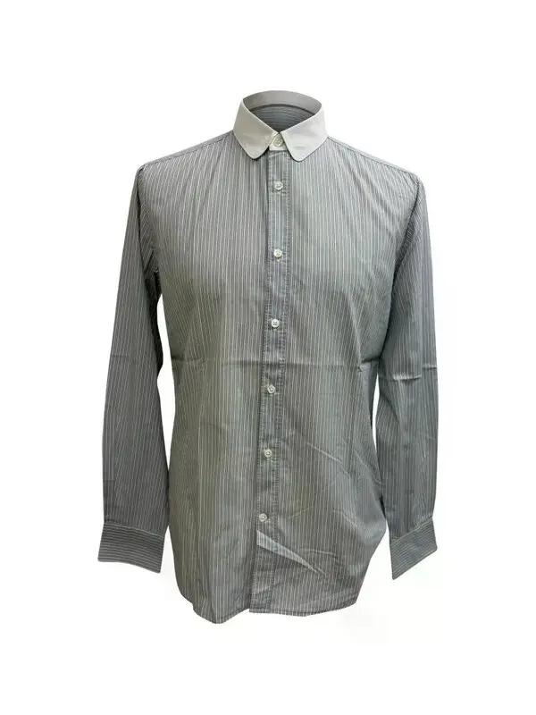 Ermenegildo Zegna Striped Button-down Shirt - Grey