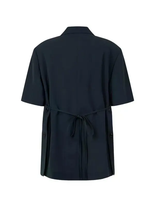 STUDIO TOMBOY Charcoal Oversized Short-sleeve Jacket