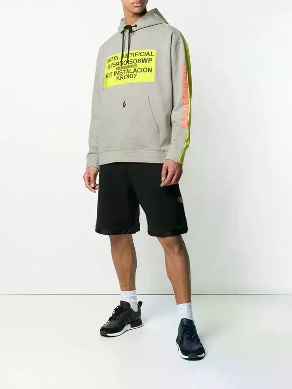 COUNTY OF MILAN Printed Two-tone Hoodie