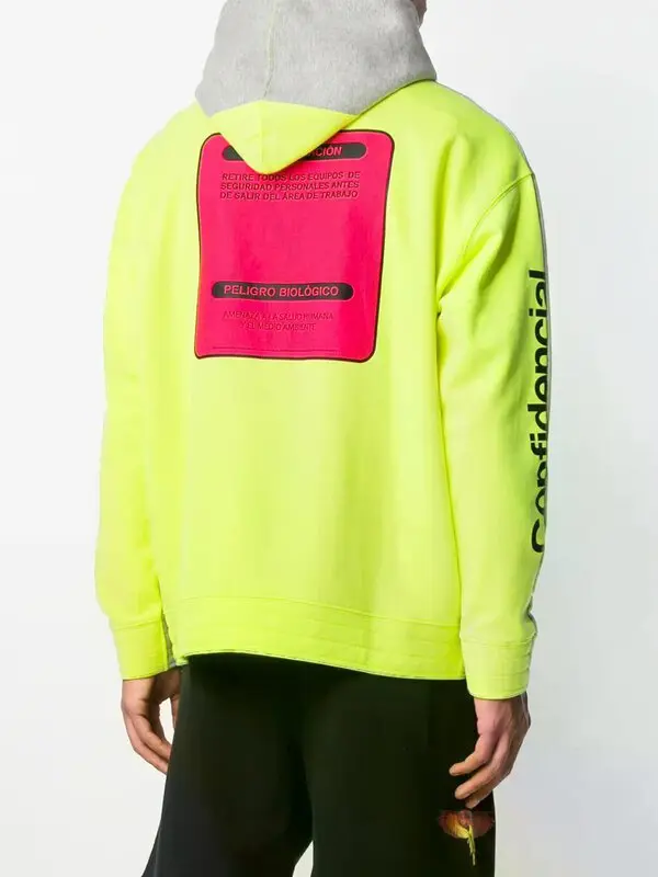 COUNTY OF MILAN Printed Two-tone Hoodie