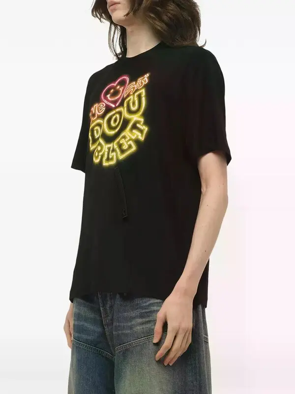 DOUBLET Neon-paint T-shirt