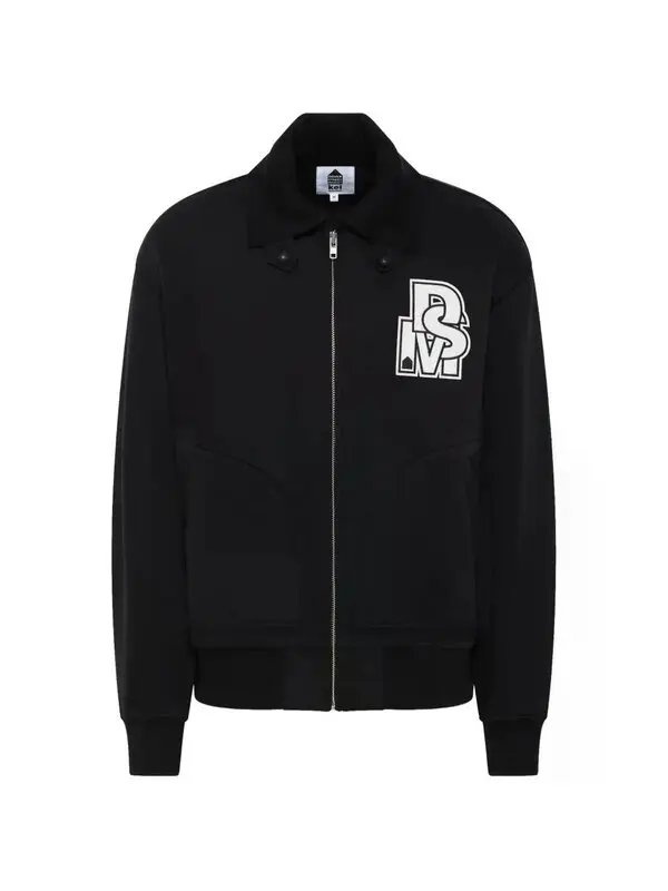 DOVER STREET MARKET Spread Collar Bomber Jacket - Black
