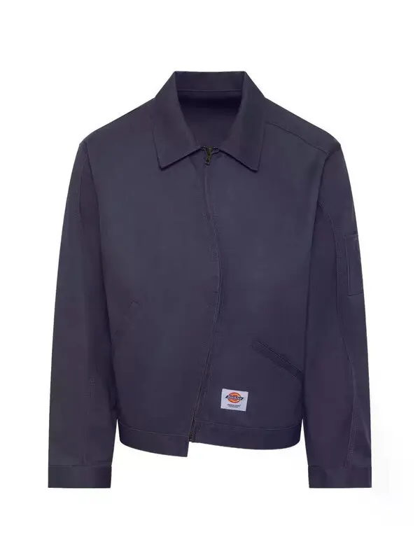 Undercover X Dickies Curved-zip Shirt Jacket - Blue