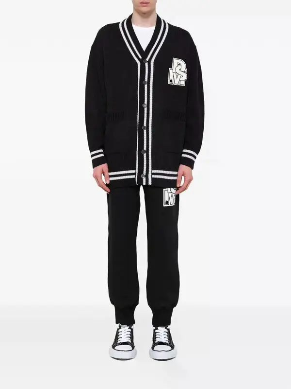 DOVER STREET MARKET Logo Patch Oversized Cardigan