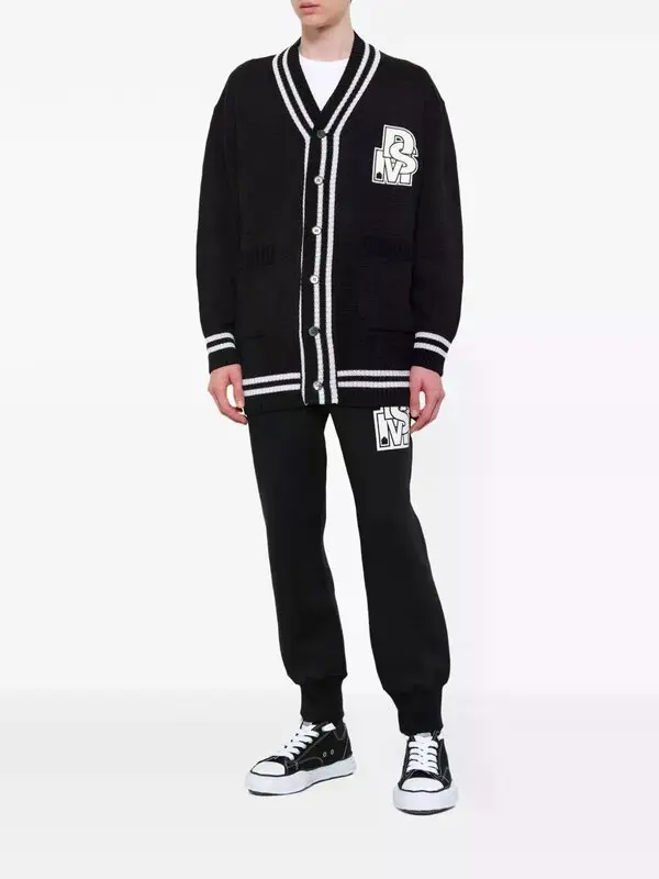 DOVER STREET MARKET Logo Patch Oversized Cardigan