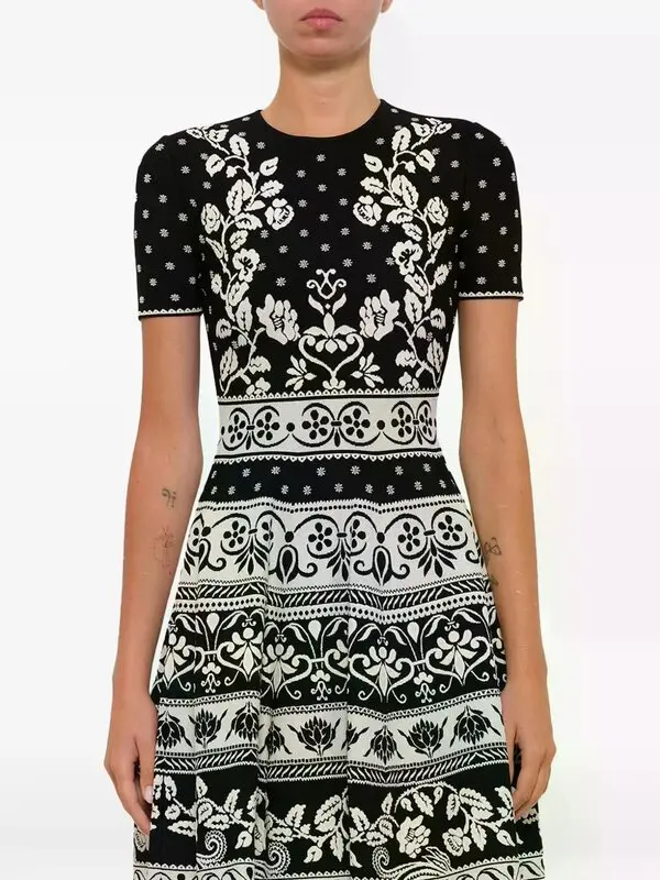 Alexander McQueen Floral-print Mini Dress
