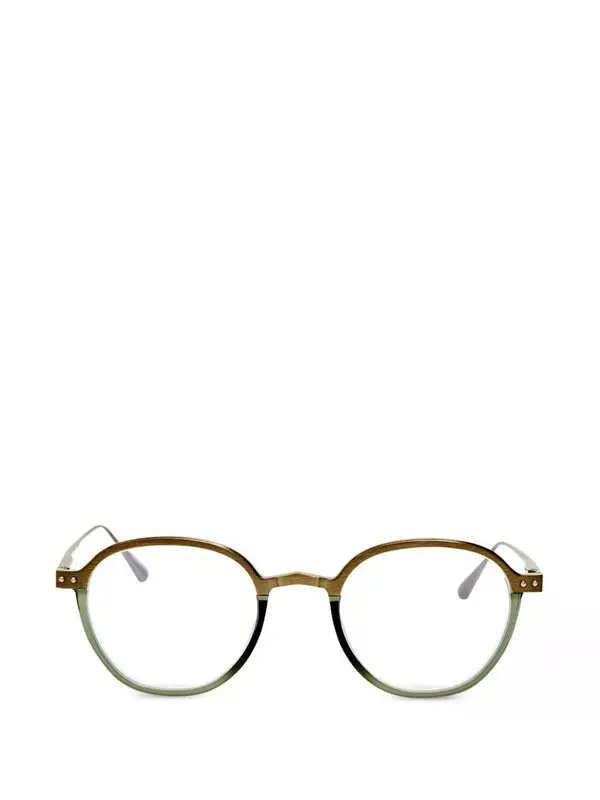 Linda Farrow Round Frame Eyeglasses