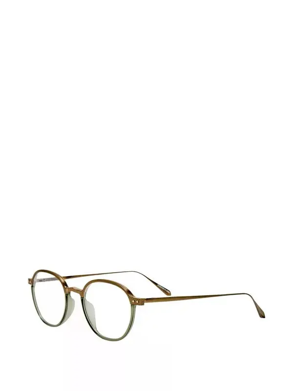 Linda Farrow Round Frame Eyeglasses