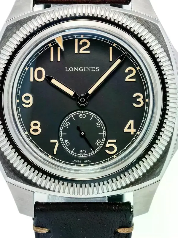 LONGINES Breguet Pilot Majetek Tartarugone Watch - Black