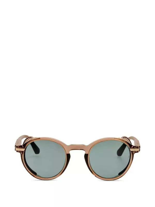 Linda Farrow Round-frame Sunglasses - Neutrals