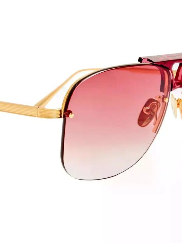 Linda Farrow Square-frame Sunglasses